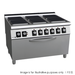 Fagor Kore 900 Series Electric 6 Burner with oven C-E961OP